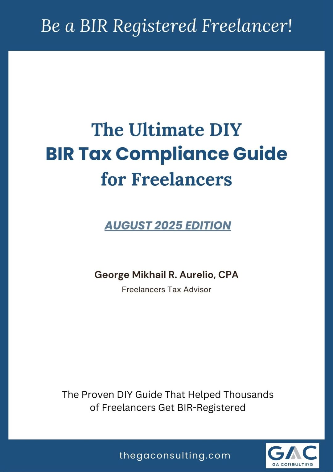 The Ultimate DIY BIR Tax Compliance Guide for Freelancers - GA Consulting